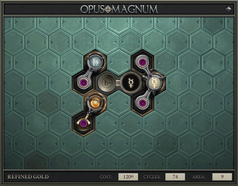 Opus Magnum - My Solutions - Jean-François Parent's Blog