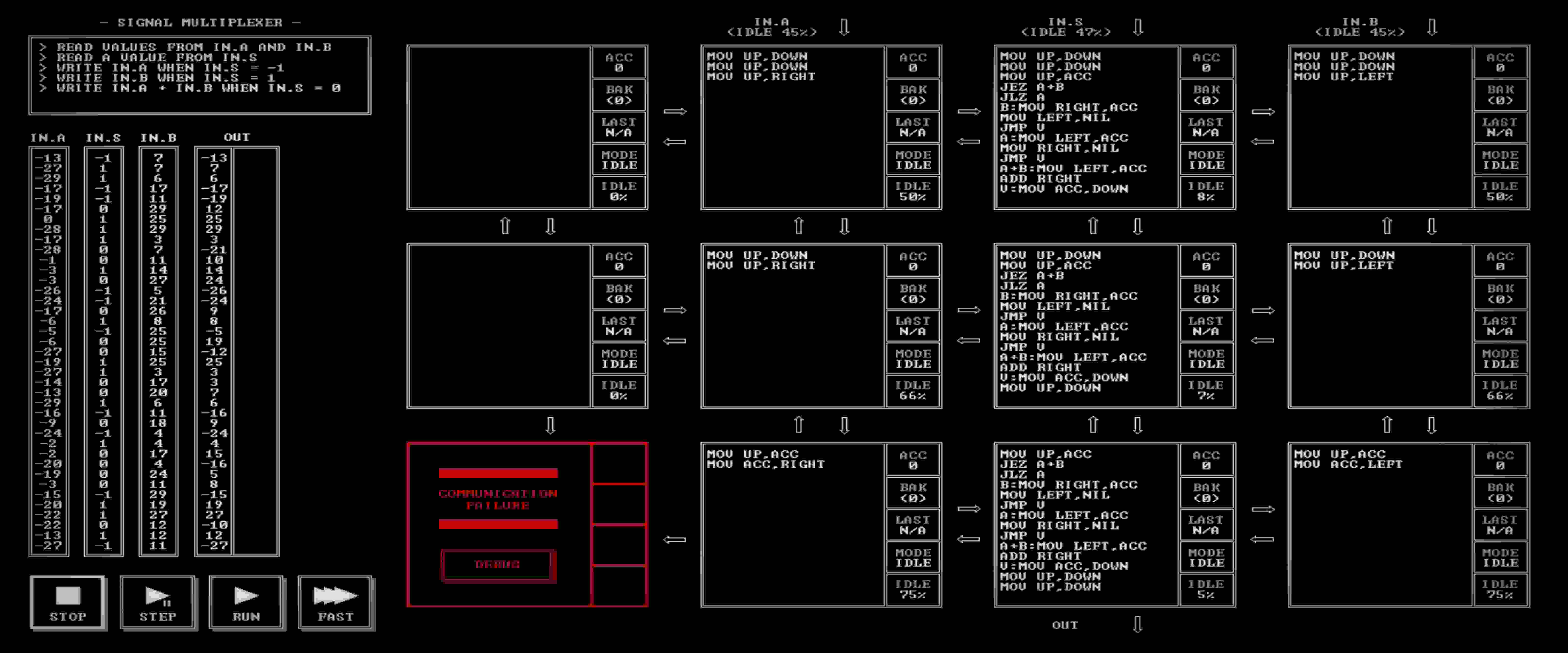 TIS-100 - My Solutions - Jean-François Parent's Blog